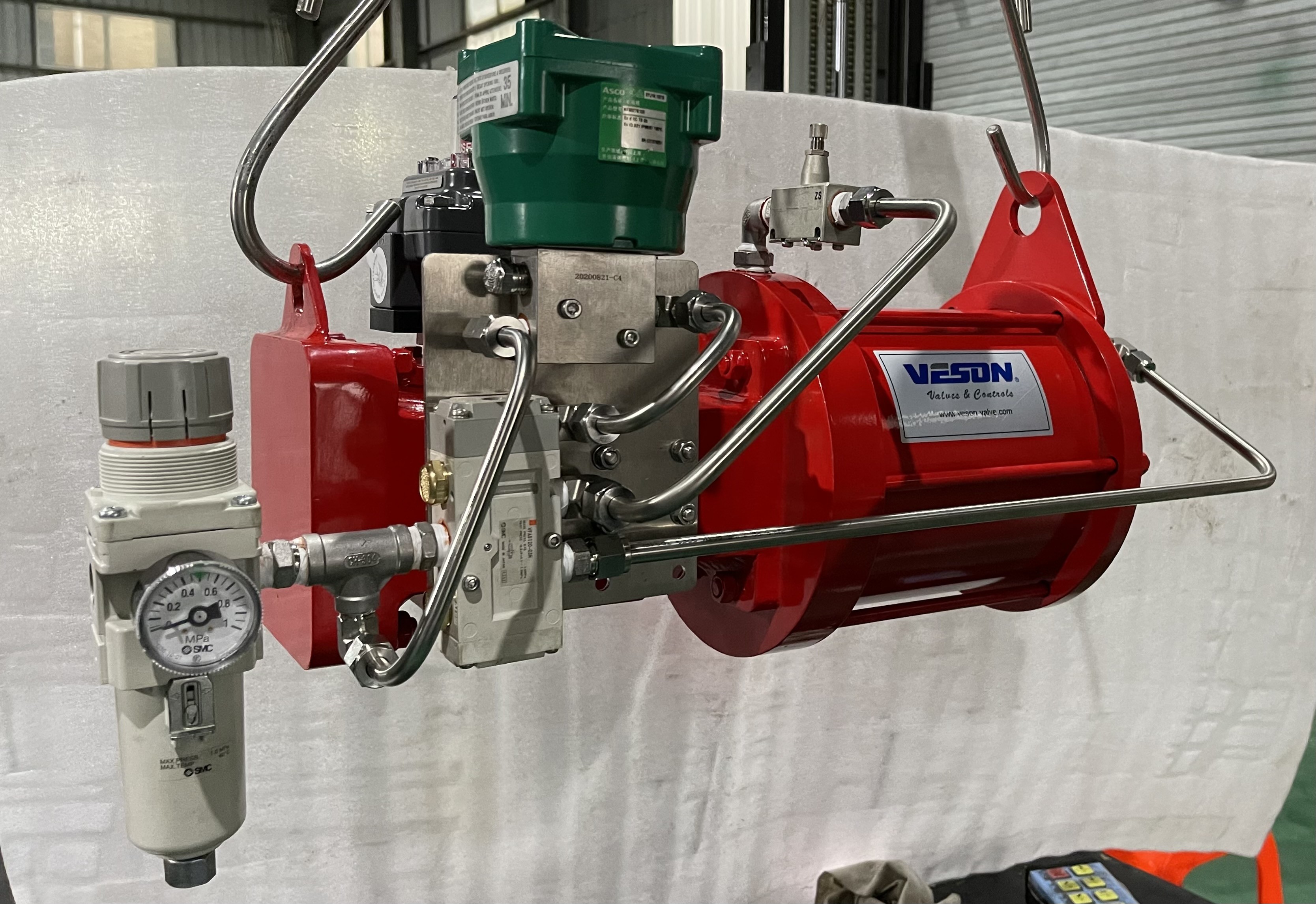 Aktuator Pneumatik Rotary Besi Cor